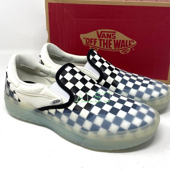 Vans | Shoes | Vans Mod Slipon Checkerboard Cream Womens Size | Poshmark